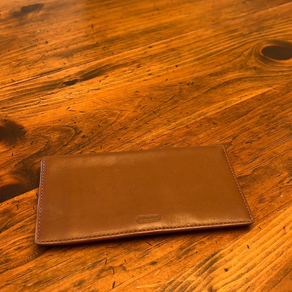 Coach | Bags | Coach Brown Checkbook | Poshmark